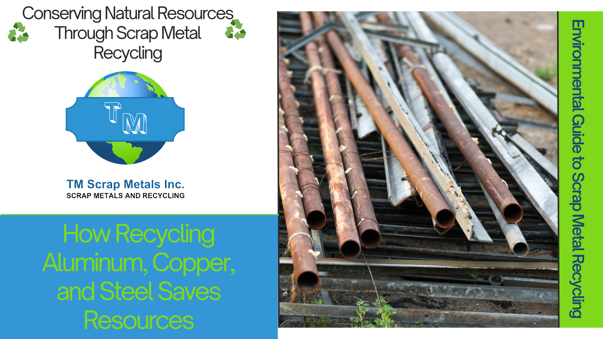 How Recycling Aluminum, Copper, and Steel Saves Resources | TM Scrap Metals
