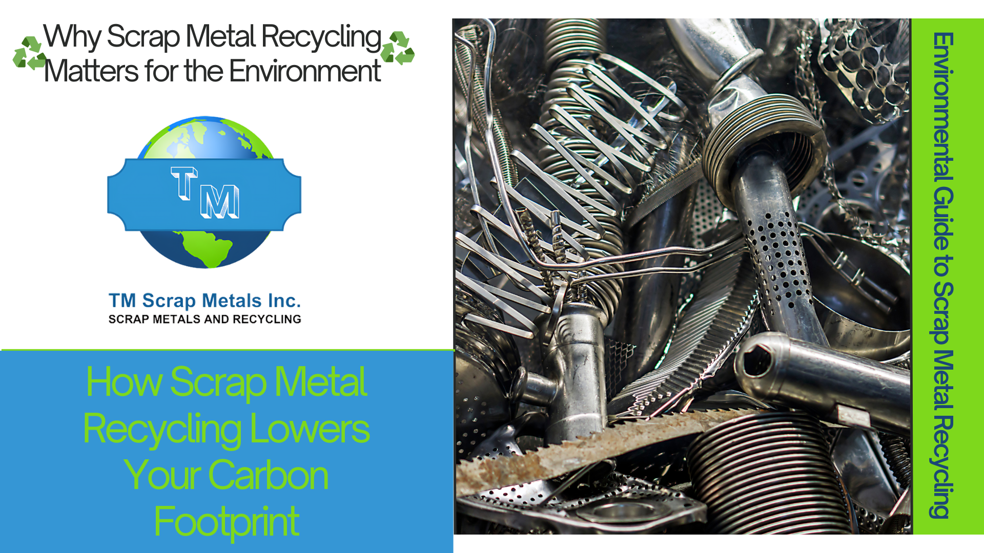 How Scrap Metal Recycling Lowers Your Carbon Footprint | TM Scrap Metals