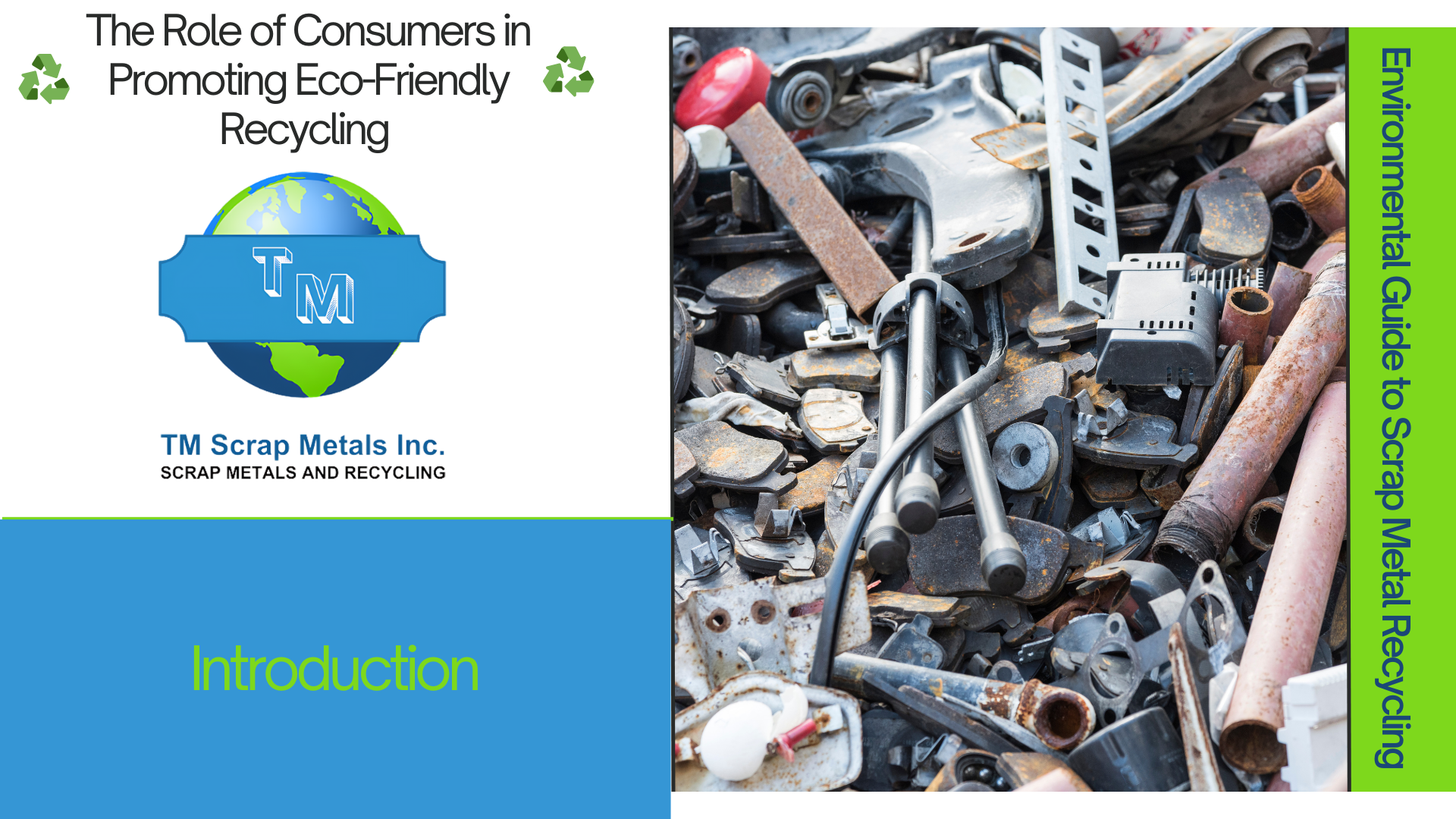 The Role of Consumers in Promoting Eco-Friendly Recycling | TM Scrap Metals